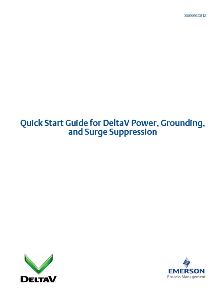 Quick Start Guide For DeltaV Power Groun PDF | PDF | Power Inverter ...