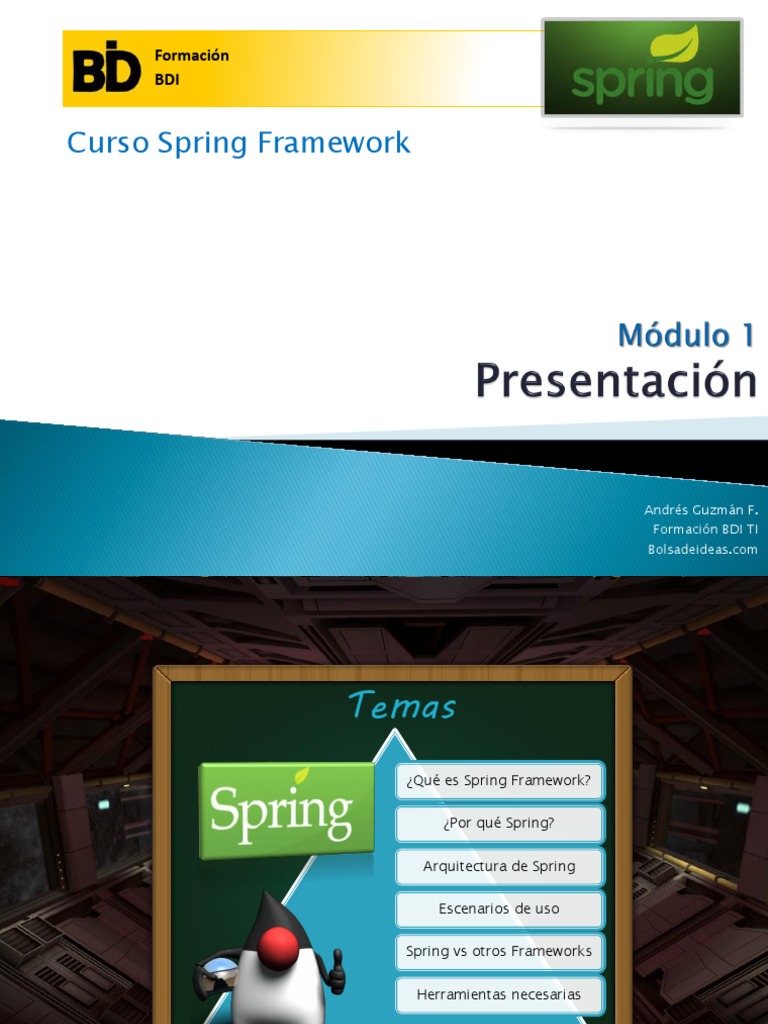Introduccion Spring | PDF | Spring Framework | Marco de software