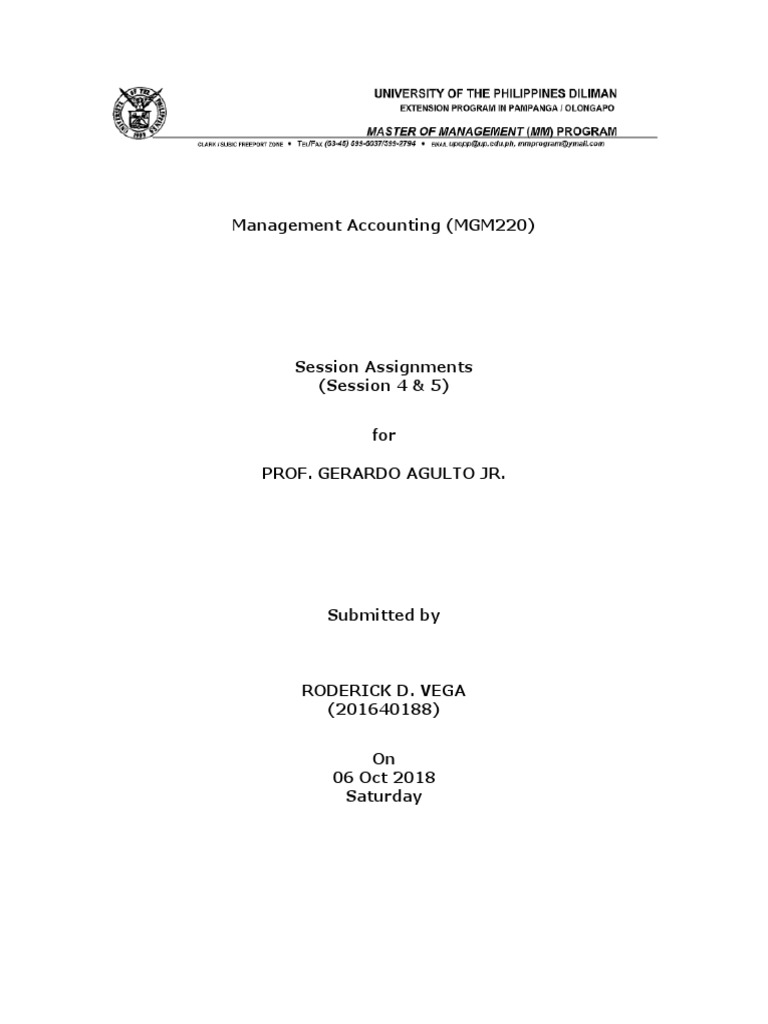 Session 4-5 Assignments | PDF | Economics | Market (Economics)