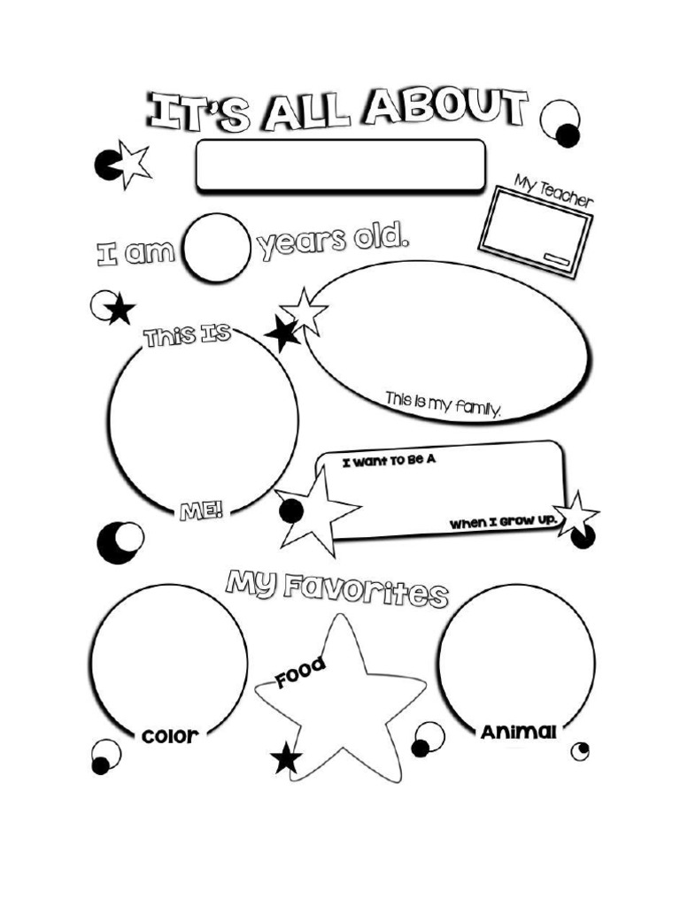 English All About Me | PDF