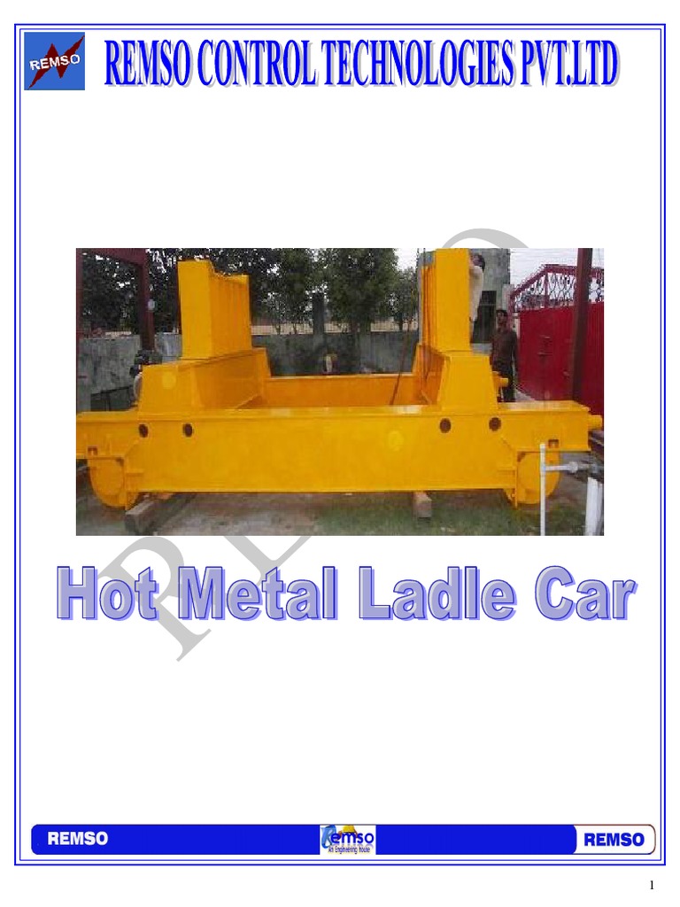 Hot Metal Handling Equipment Car | PDF | Steel Mill | Car