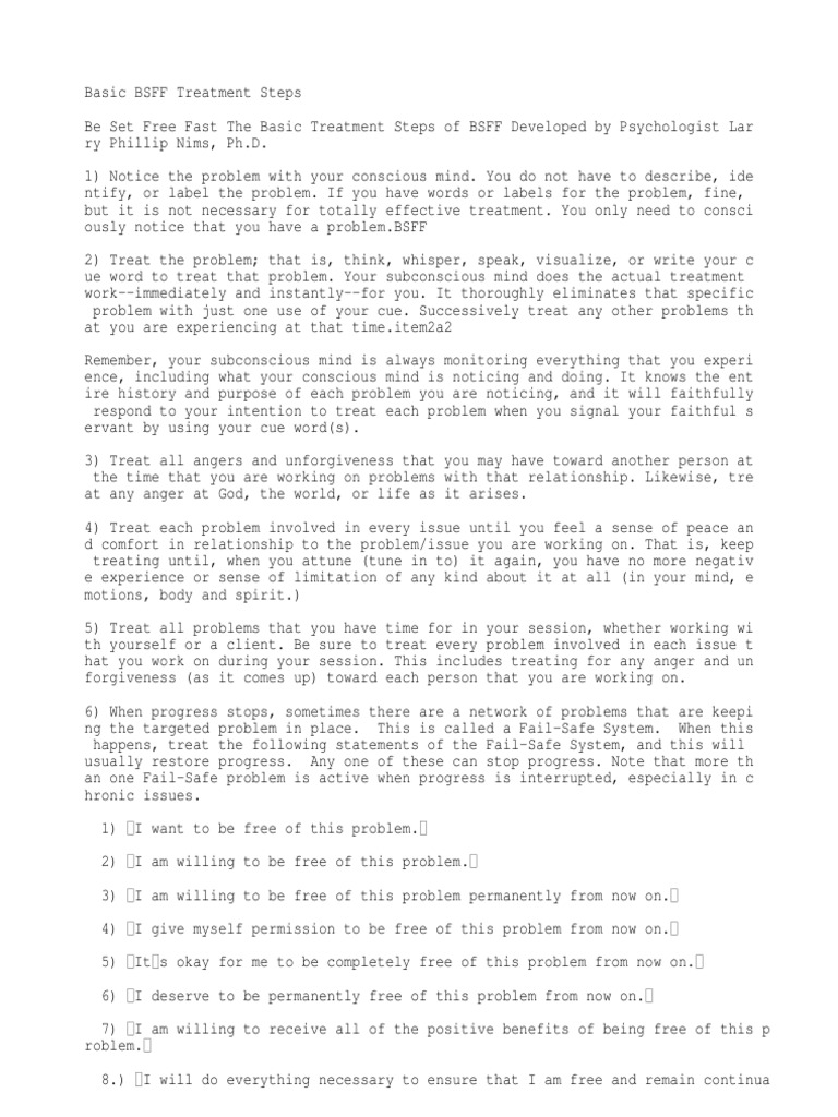 Bsff Pdf Forgiveness Mind