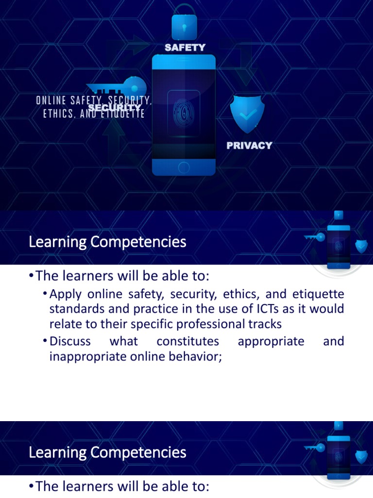 Online Safety Security Ethics Etiquette | PDF