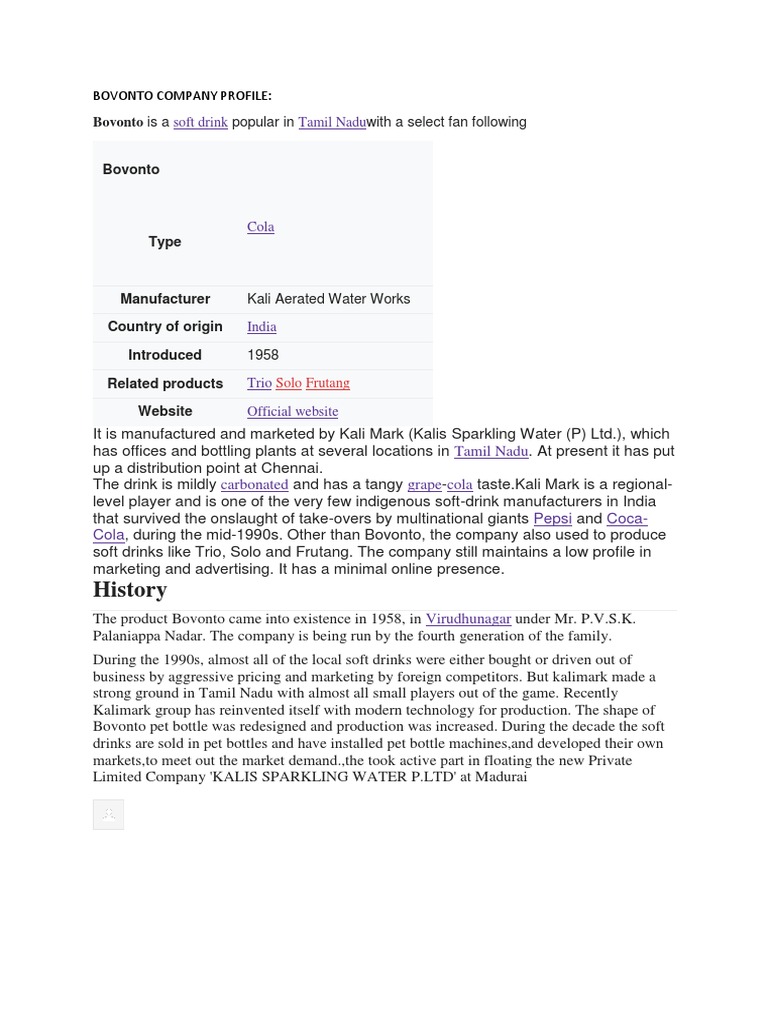 Bovonto Company Profile | PDF