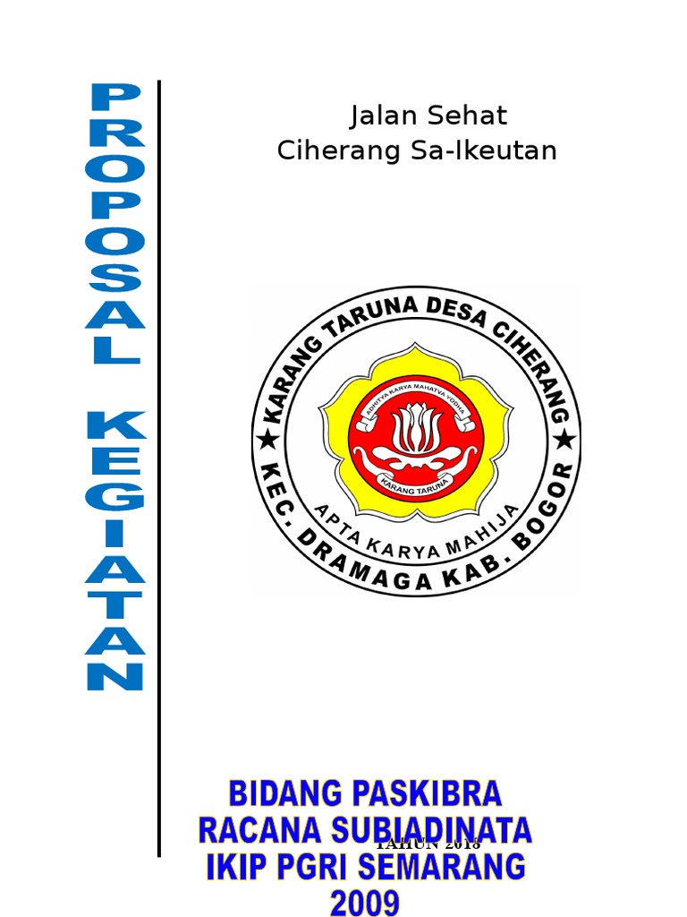 Contoh Proposal Jalan Sehat | PDF