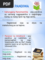 Mga Salitang Inuulit | PDF