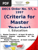 Draft DepEd Order - Guidelines On The ECP System and Reclassification ...