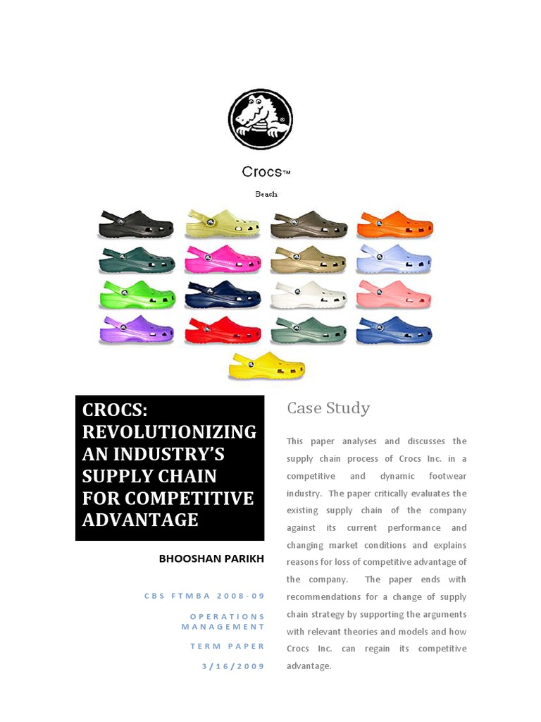 Crocs Supply Chain Strategy Analysis | PDF | Business