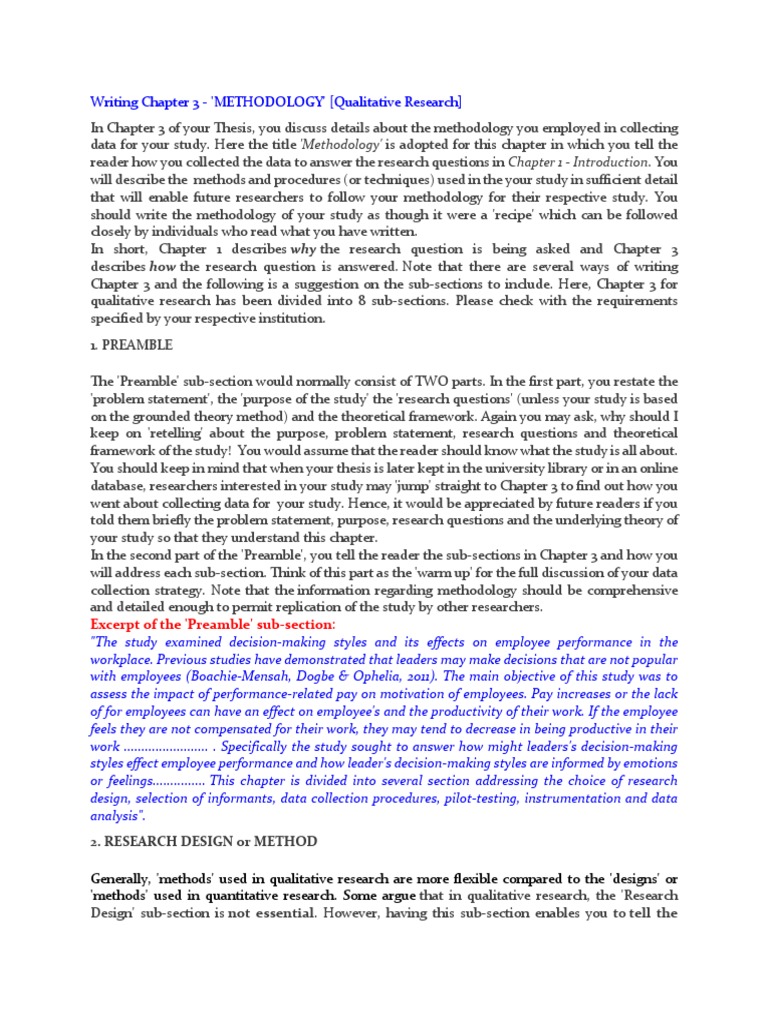 Writing Chapter 3 Pdf