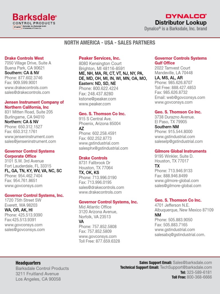 Dynalco Rep Locator | PDF