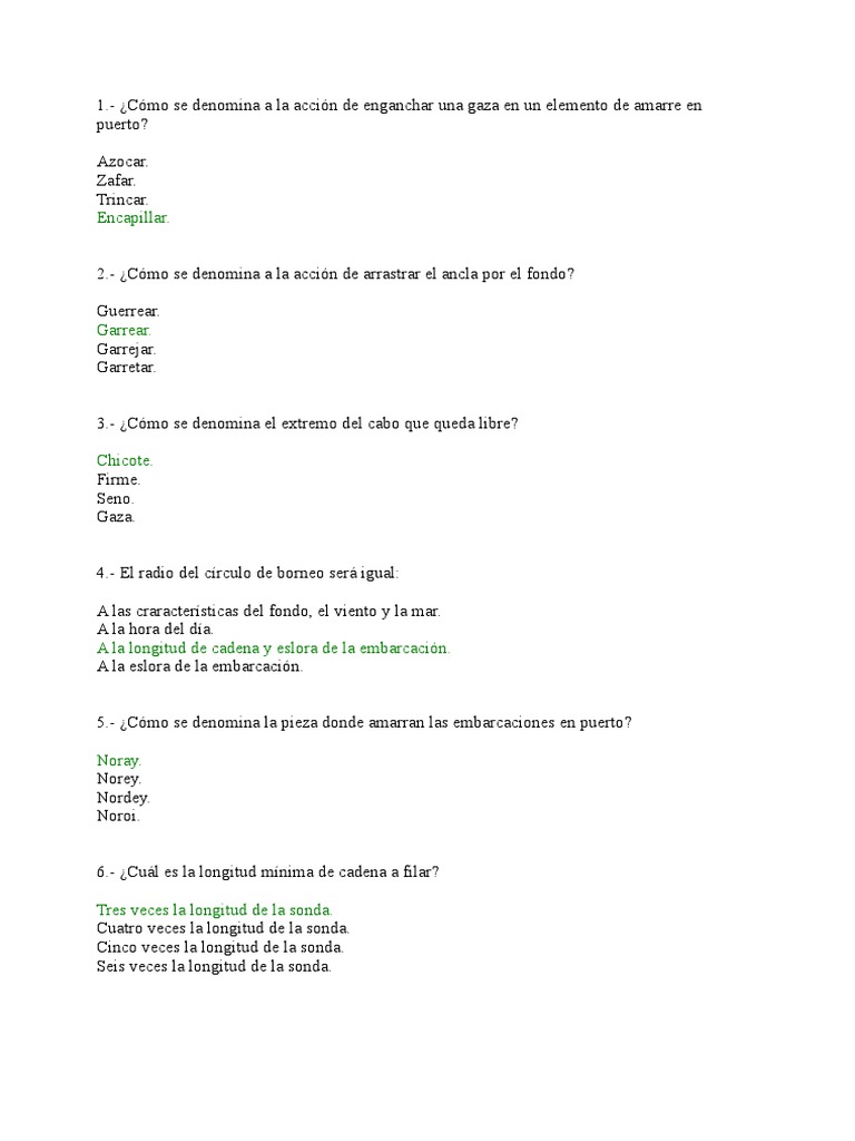 2 Elementos de Amarre y Fondeo | PDF