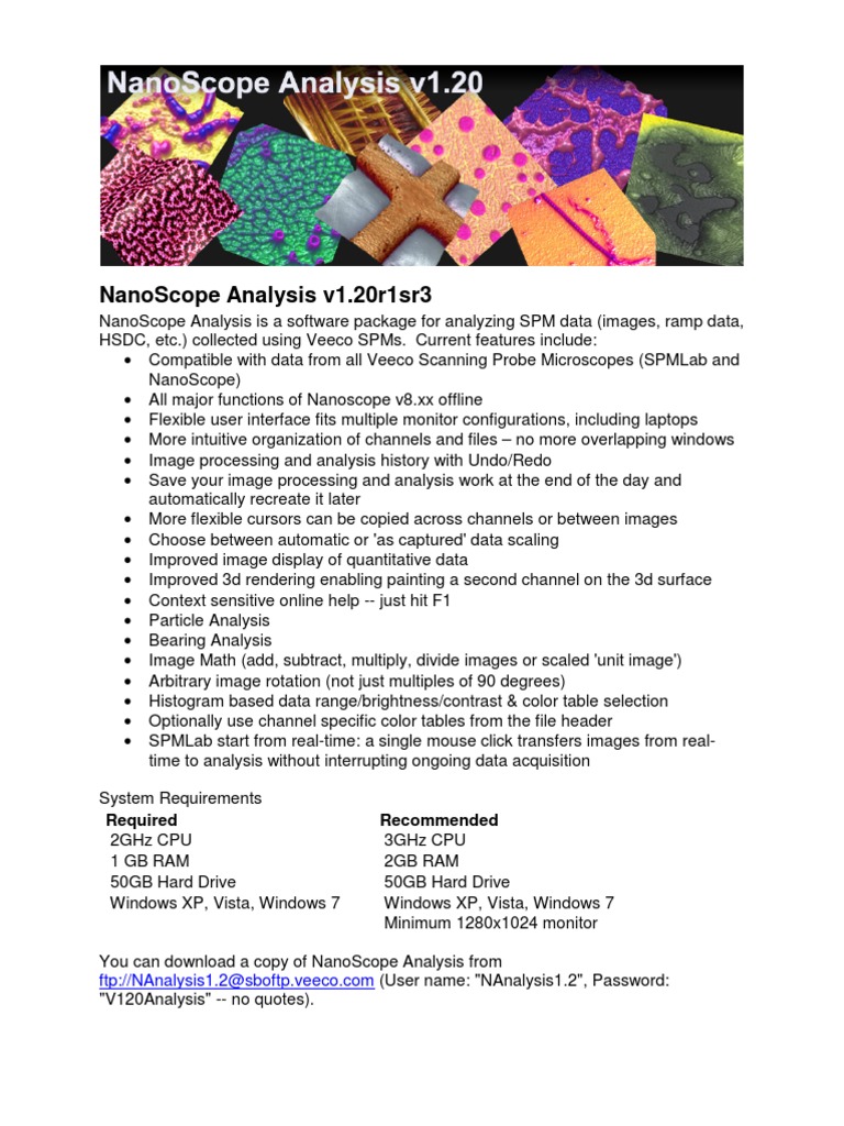 Nanoscope Analysis v120r1sr3 | PDF | File Transfer Protocol | Microsoft ...