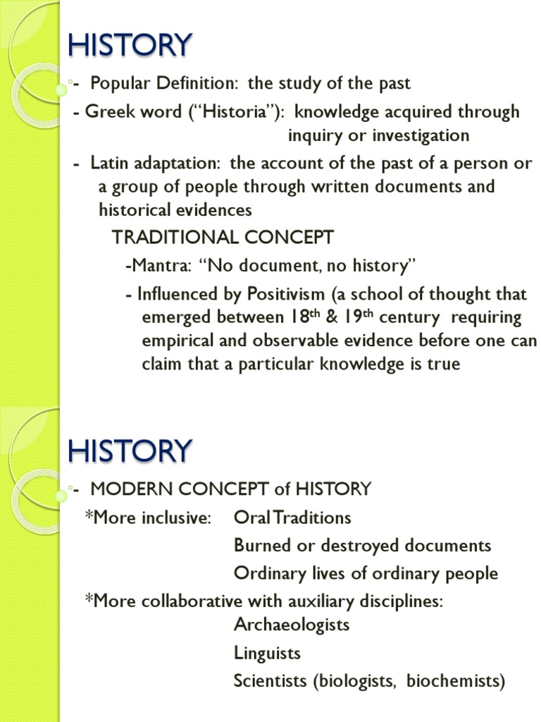 1.history Historiography Historical Method | PDF