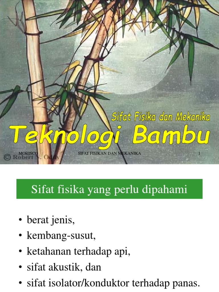 Sifat Mekanik Bambu | PDF