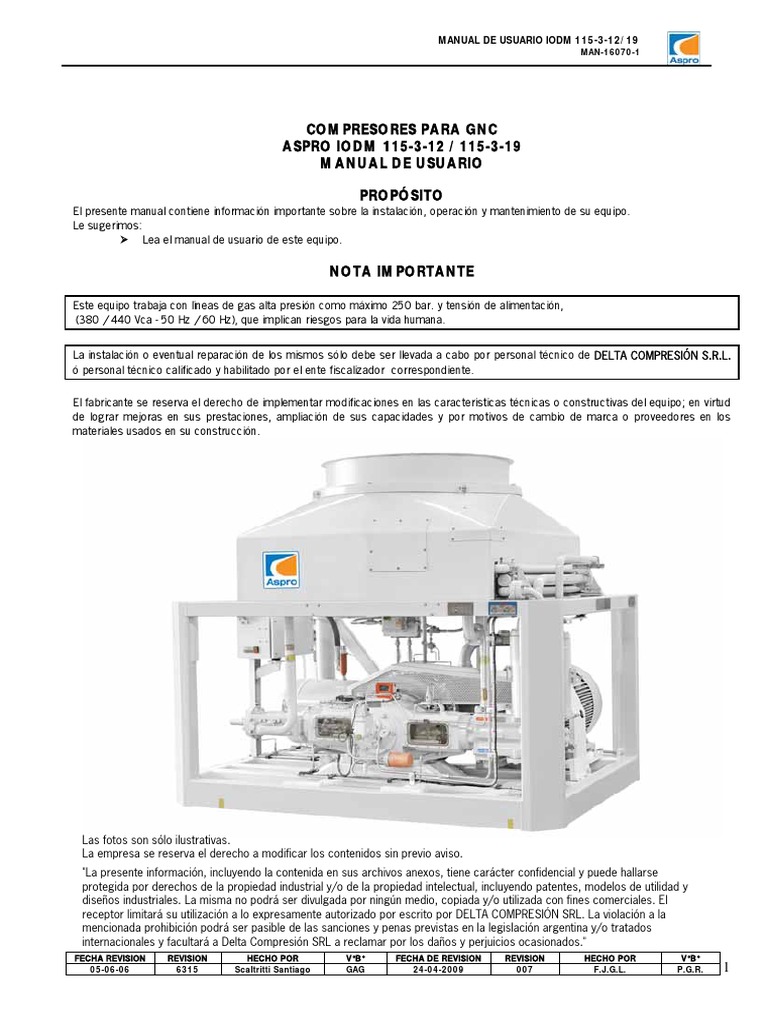 Compresor Aspro | PDF