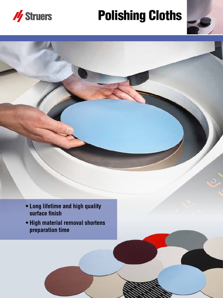 Struers High-Performance Polishing Cloths | PDF