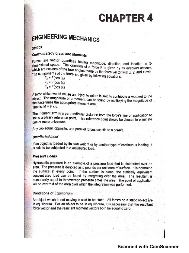 Engineering Mechanics PDF | PDF