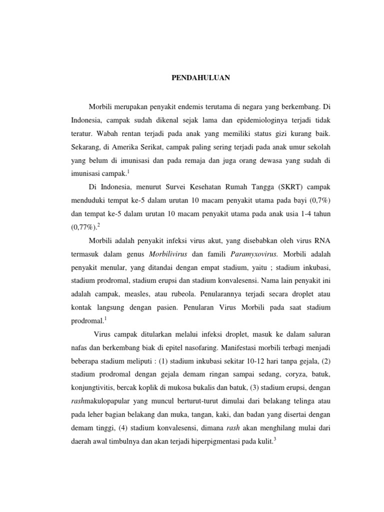 Kasus Morbili | PDF