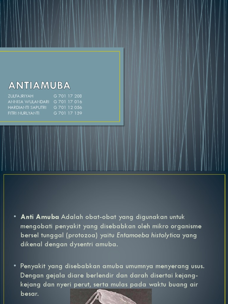 Obat Anti Amuba untuk Amubiasis | PDF