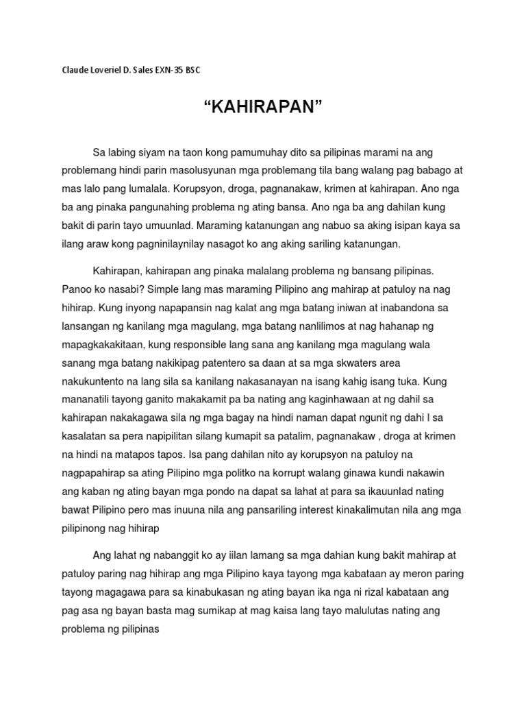 KAHIRAPAN | PDF