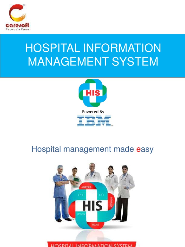 Caresoft Hospital Information Management System | PDF