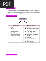Bamford Classification of Stroke | PDF | Science & Mathematics