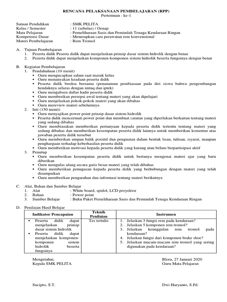 RPP Merdeka PSKR XI | PDF