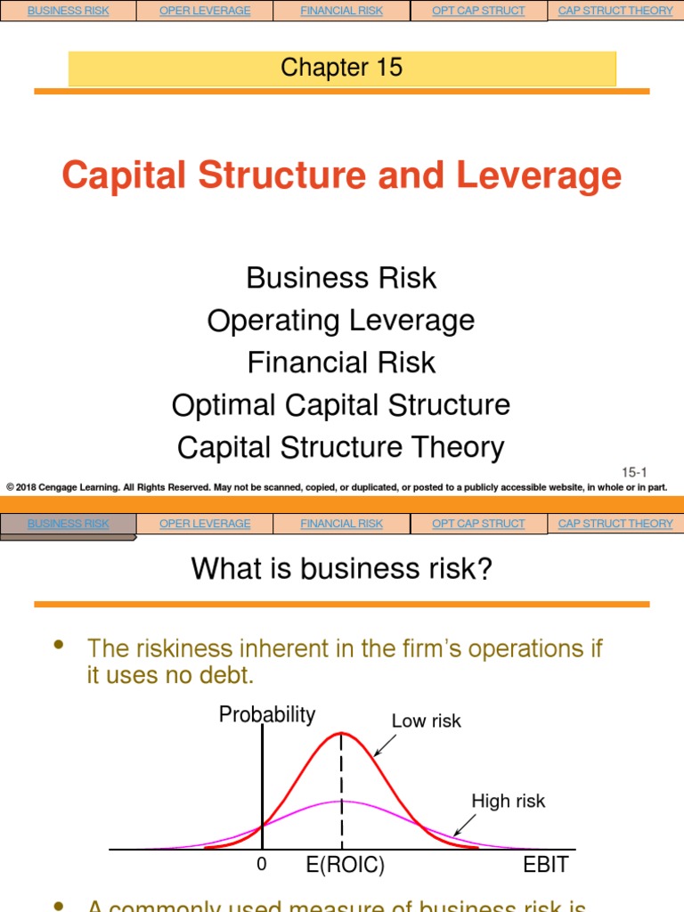 Capital Structure and Leverage | PDF
