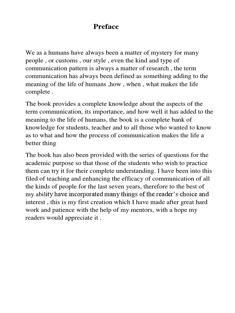 Preface & Acknowledgement | PDF