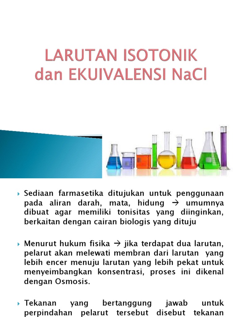 Matematika Larutan Isotonik | PDF