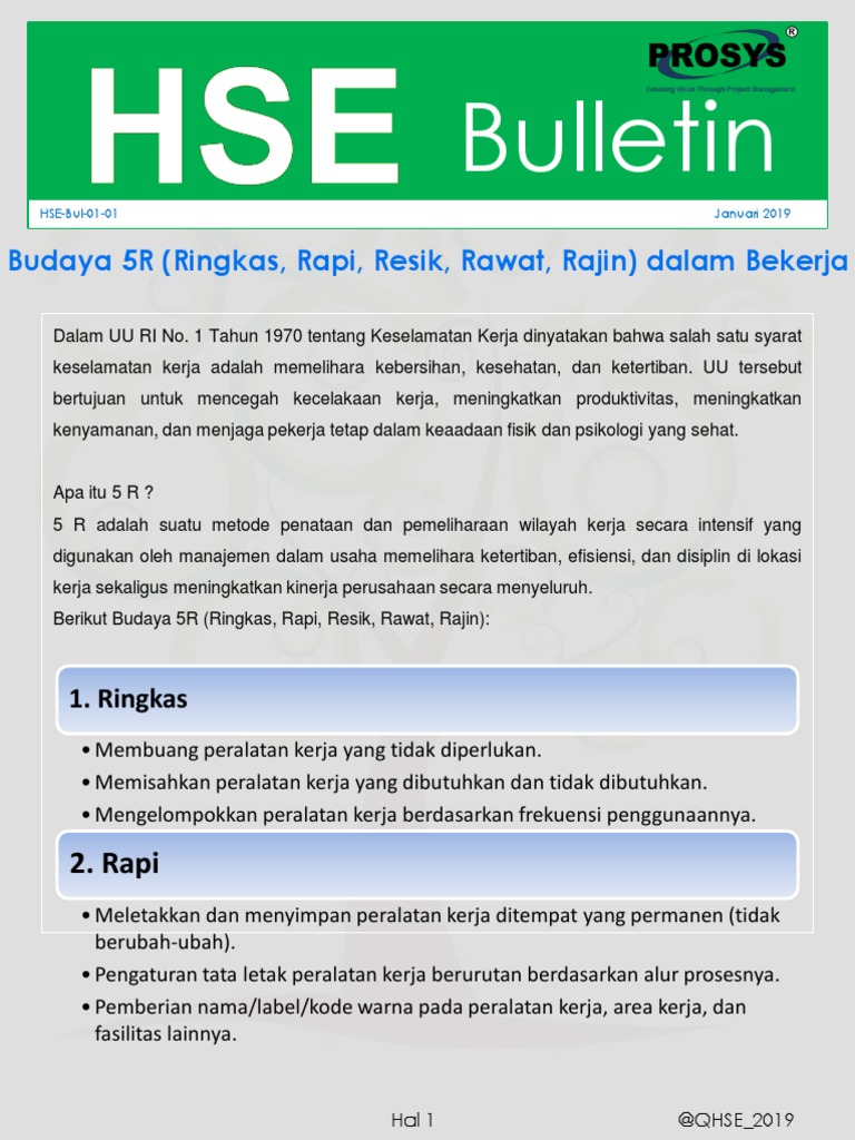 HSE Bulletin - Jan19. | PDF