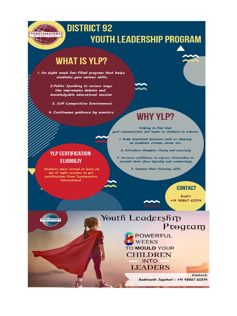 Toastmasters Youth Leadership Program | PDF