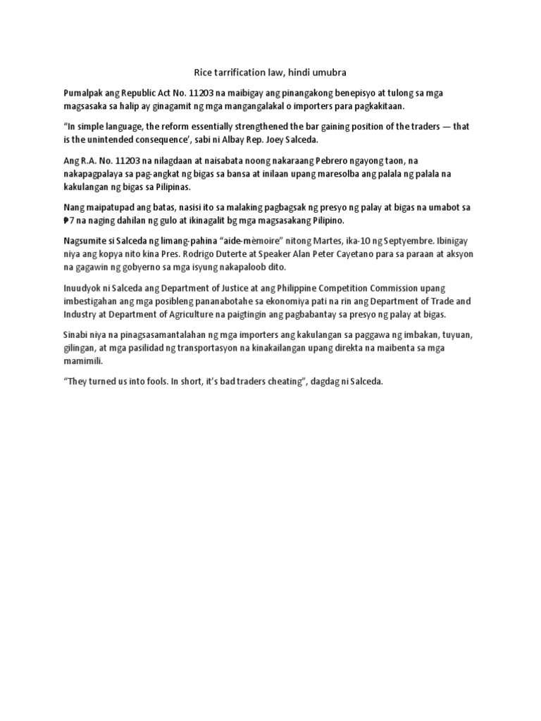 Example NG Balita | PDF