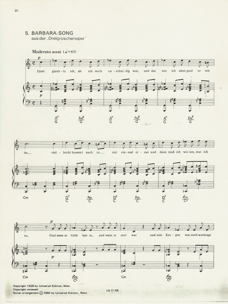 Barbara Song PDF | PDF