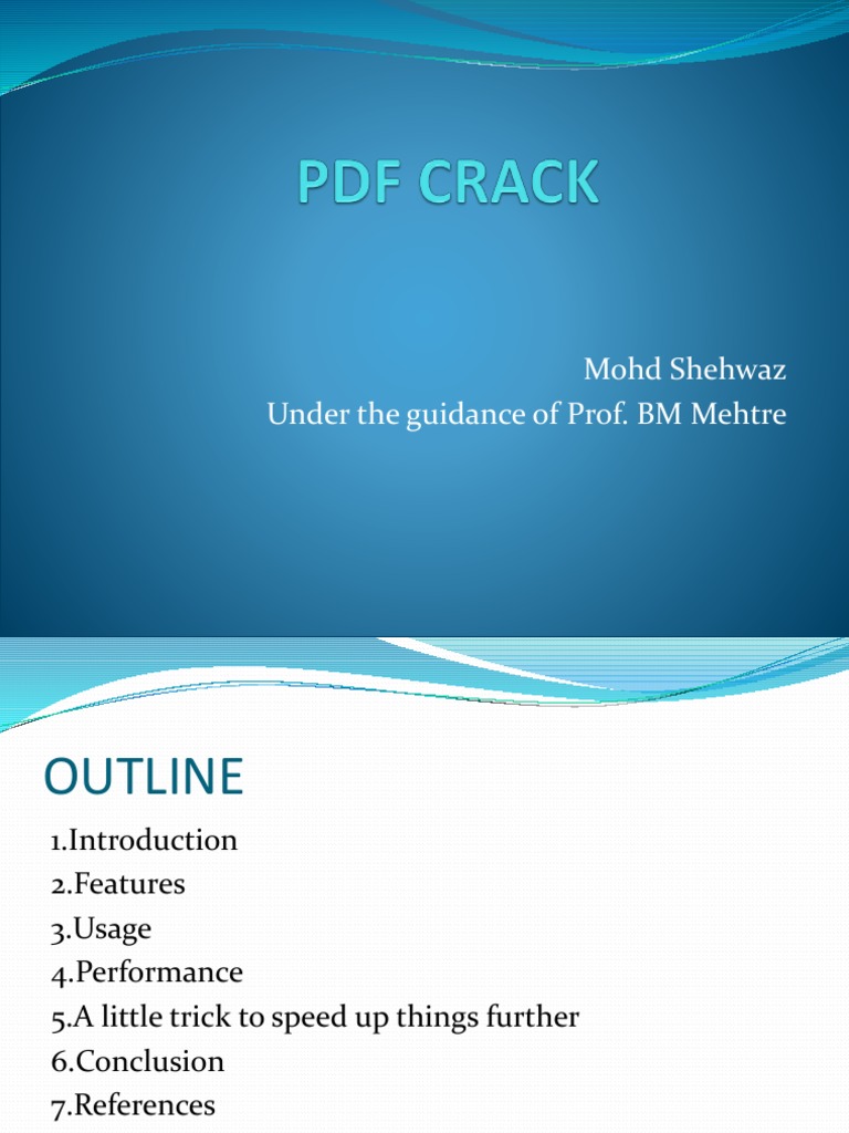 PDF Crack | PDF | Computers