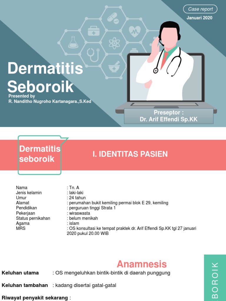 Case Report Dermatitis Seboroik | PDF