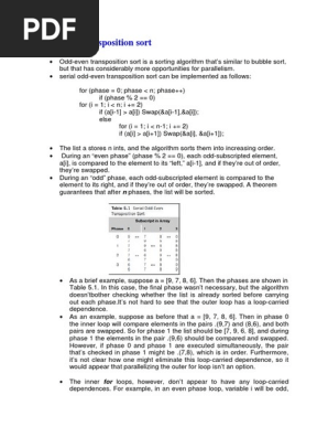 Odd Even Transposition Sort Openmp Clearance | varsana.com