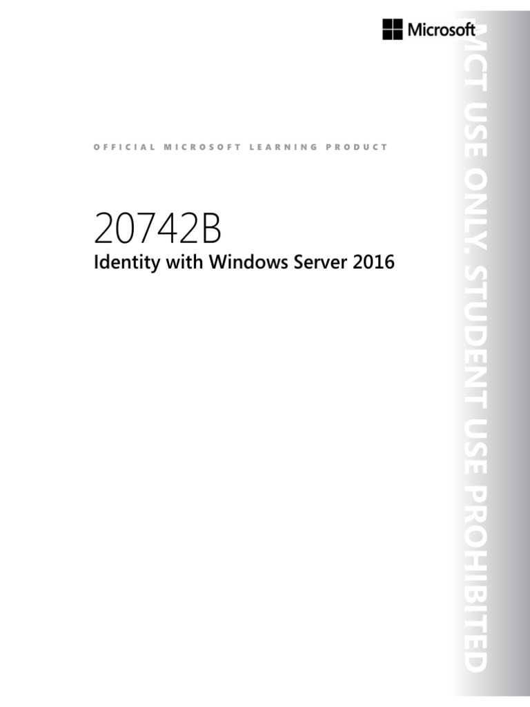 20742B ENU Practice Handbook | PDF