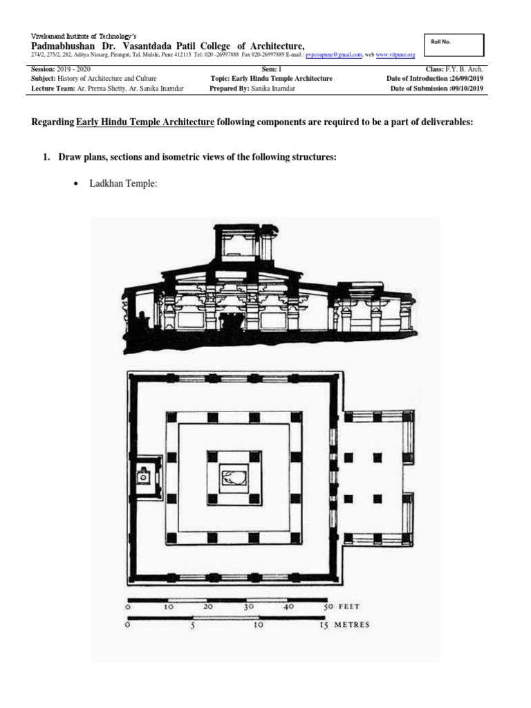 Early Hindu Temple Architecture | PDF