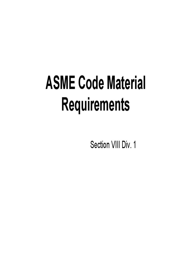 7-Material ASME VIII | PDF