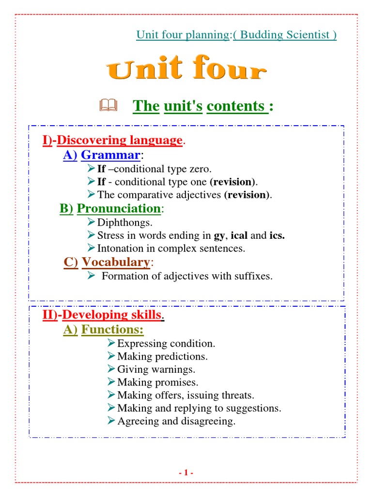 Unit 4 Budding Scientist PDF | PDF Unit 4 Budding Scientist PDF | PDF