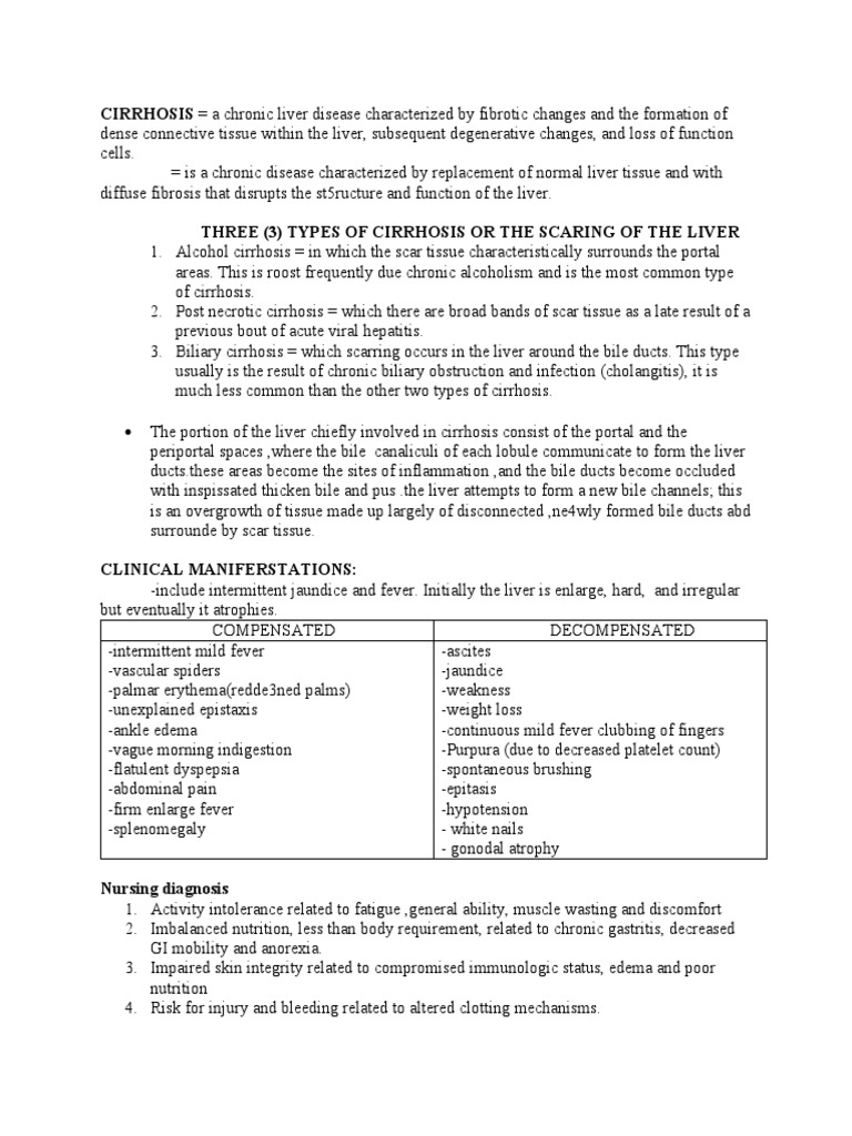 Cirrhosis | PDF | Cirrhosis | Liver
