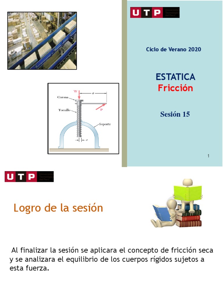 Análisis de Fricción Seca en Estática | PDF | Fricción | Fuerza