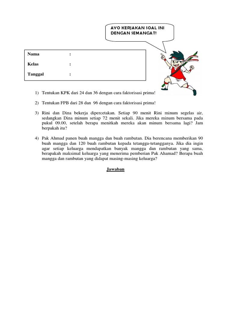 4) EVALUASI KPK Dan FPB | PDF