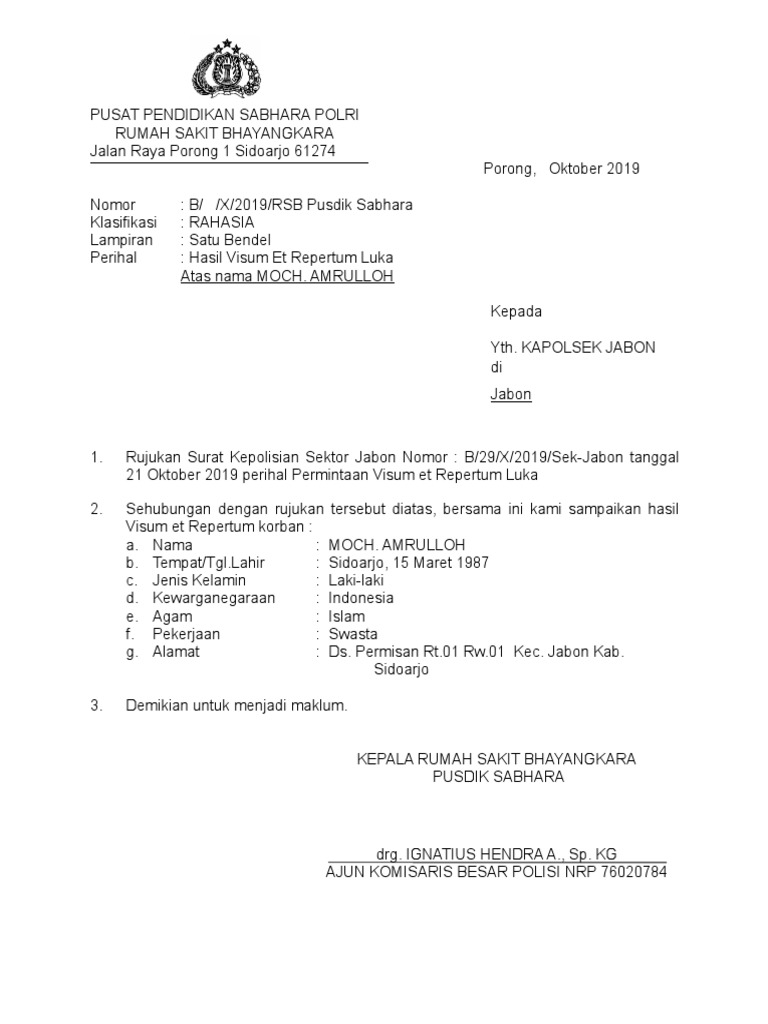 Surat Karumkit | PDF | Hukum