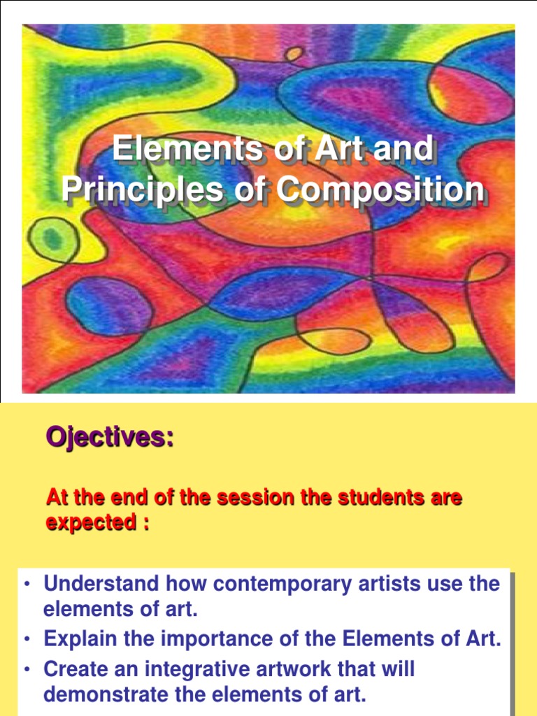 Lesson 8-Elements of Art | PDF | Hue | Color