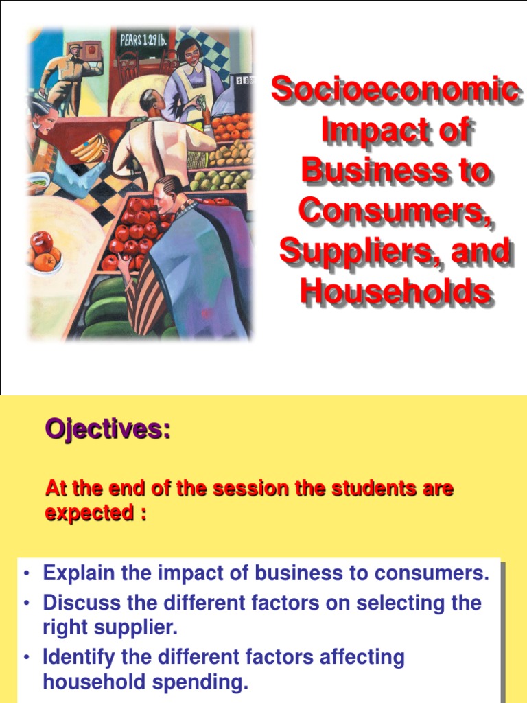 Socioeconomic Effects of Business Operations | PDF | Consumer Behaviour ...