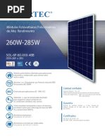 Ficha Tecnica 300w | PDF | Panel solar | Electricidad