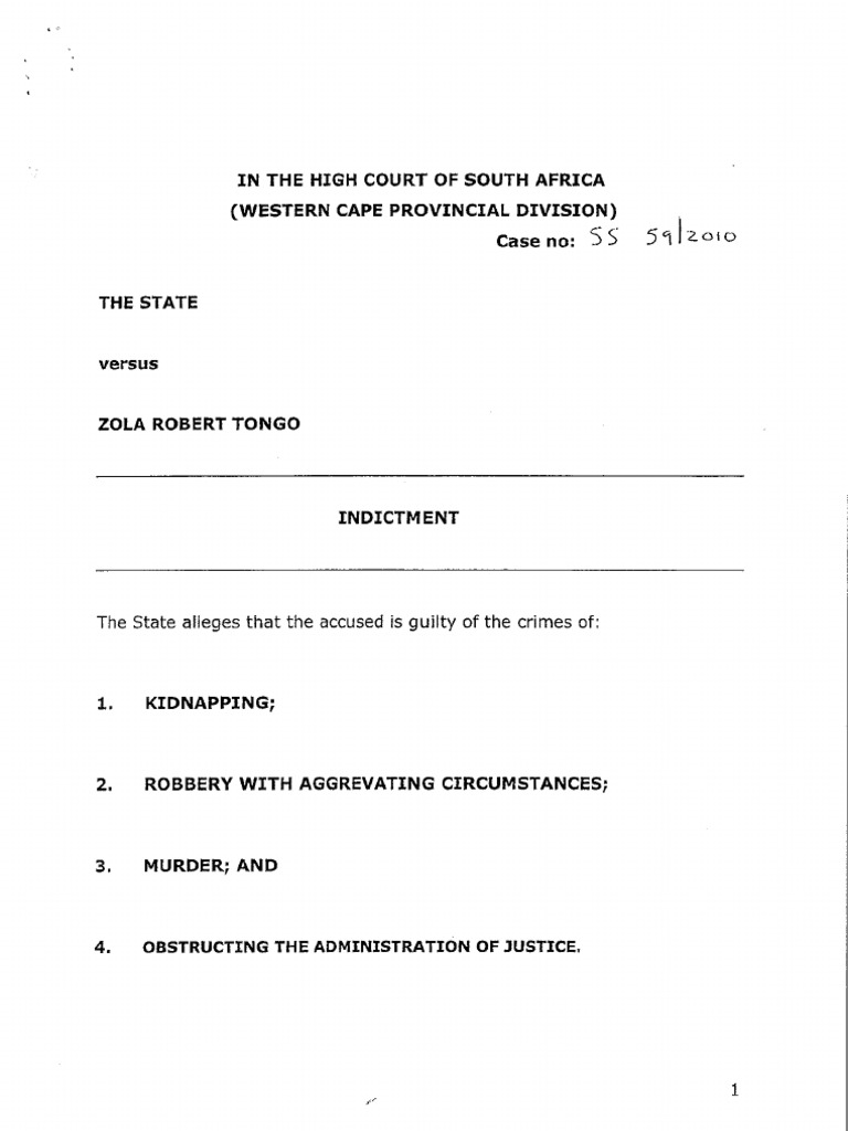 Plea and Sentence Agreement