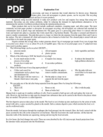 Nonfiction Reading Test Garbage: Directions: Read The Following Passage ...